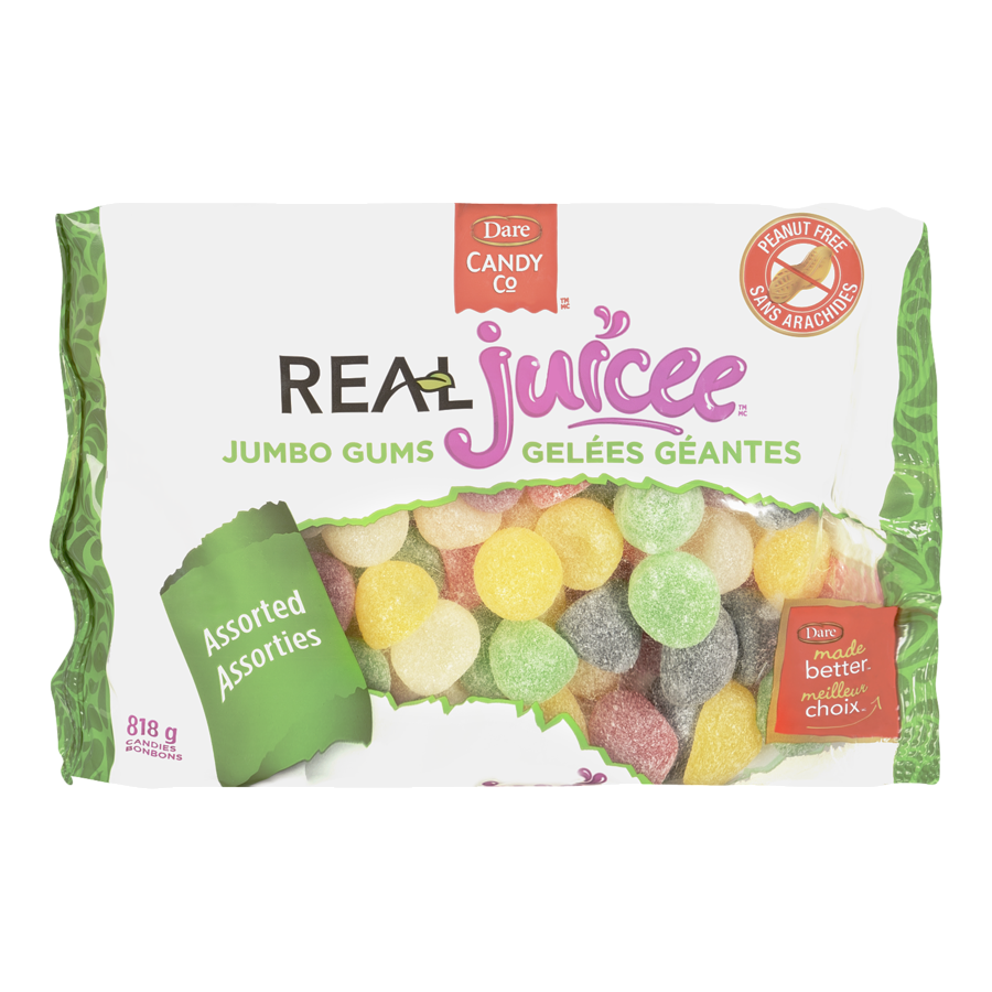 2-Pack Dare Realjuicee Jumbo Gums - seasonsgala.com