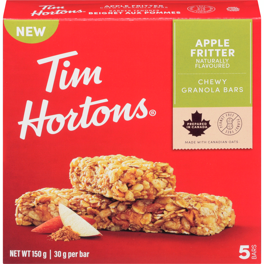 2-Pack Tim Hortons Granola Bar, Apple Fritter - seasonsgala.com