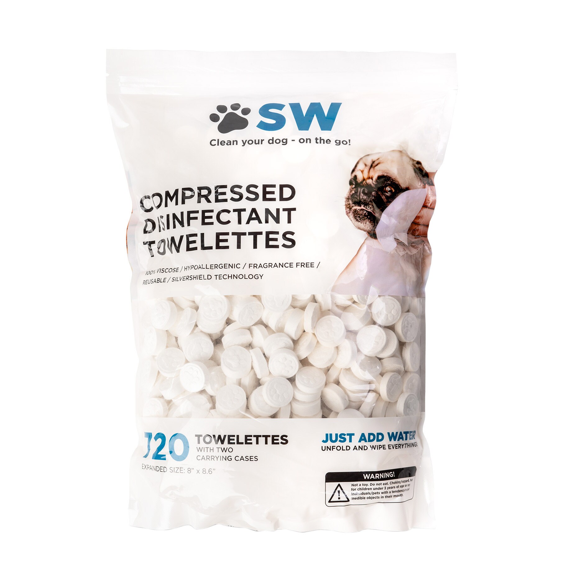 Silverwipes Compressed Disinfectant Towelettes, 720-count - seasonsgala.com