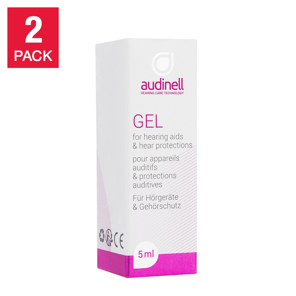 Audinell Skincare Gel for Ears, 2-pack - seasonsgala.com