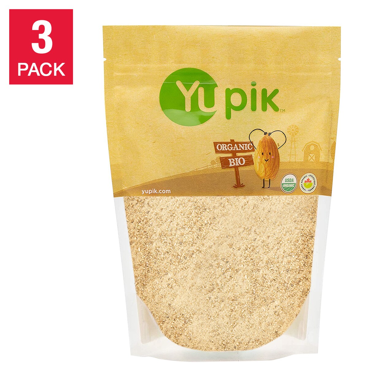 Yupik Organic Cauliflower Flour, 3 x 500g - seasonsgala.com