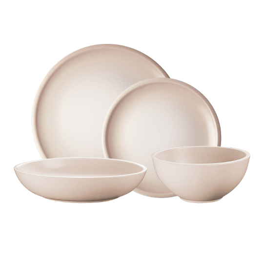 Le Creuset 16-Piece Minimalist Dinnerware Set (including Cereal Bowls ...