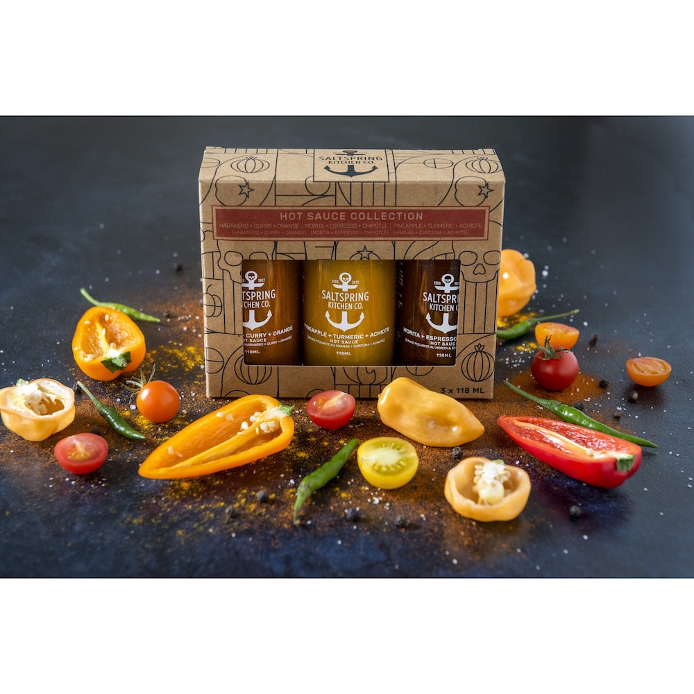 Salt Spring Kitchen Co. Hot Sauce Collection - seasonsgala.com