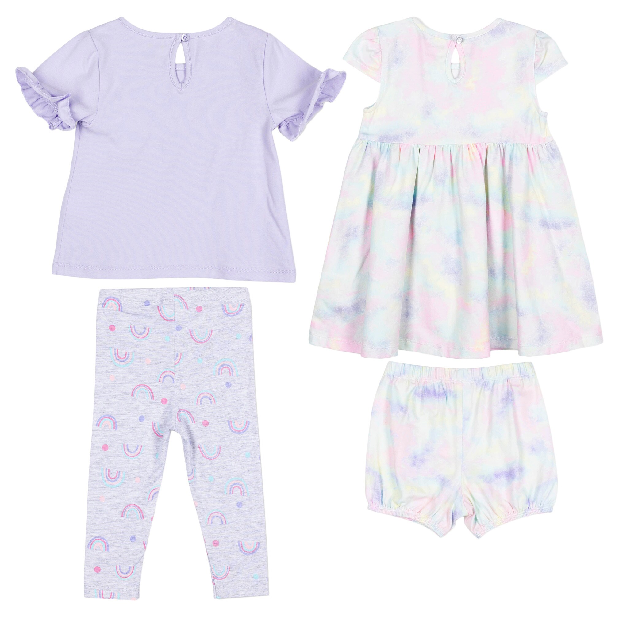 Pekkle Infant 4-piece Summer Set 6 Months Multi-Coloured - seasonsgala.com